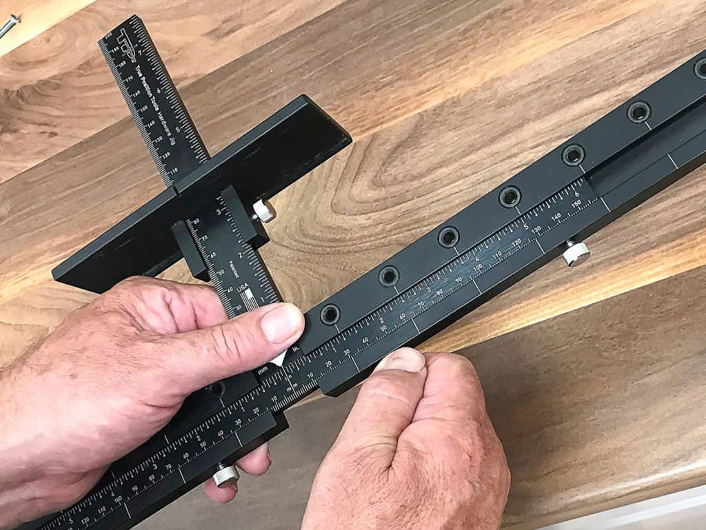 Long Cabinet Door Handle Installation : True Position Tools