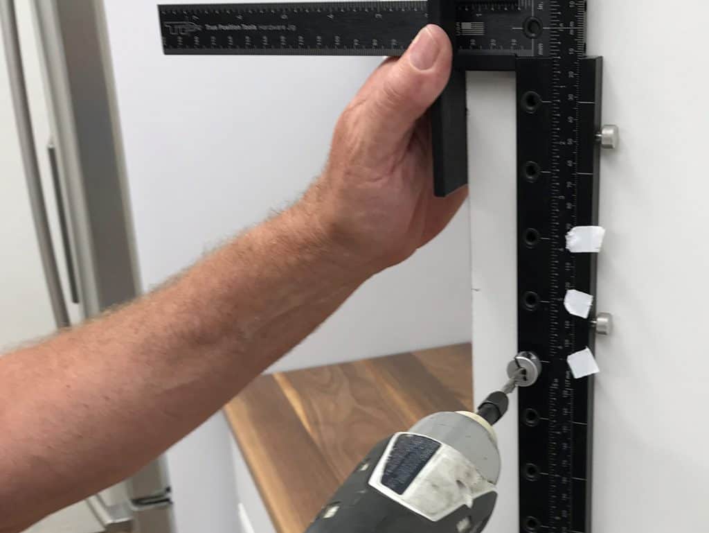 Cabinet Shelf Pin Hole Drilling : True Position Tools