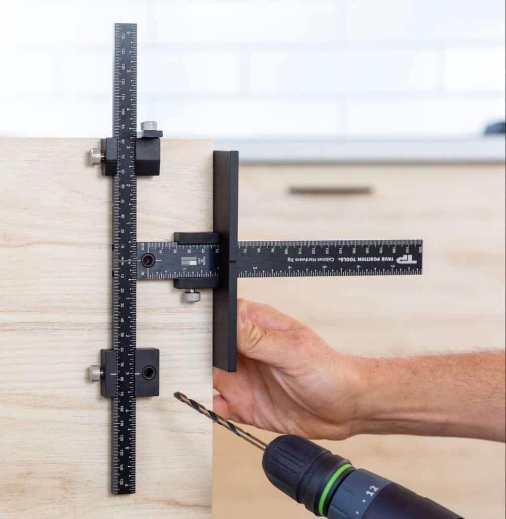 How to Install Cabinet Door Handles : True Position Tools