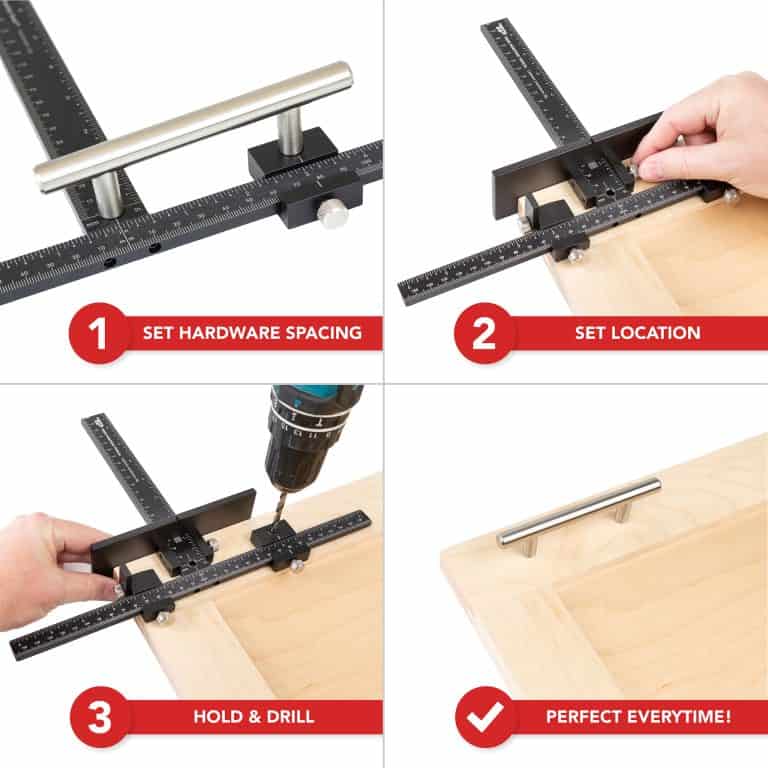 Cabinet Hardware Jig PRO + Case