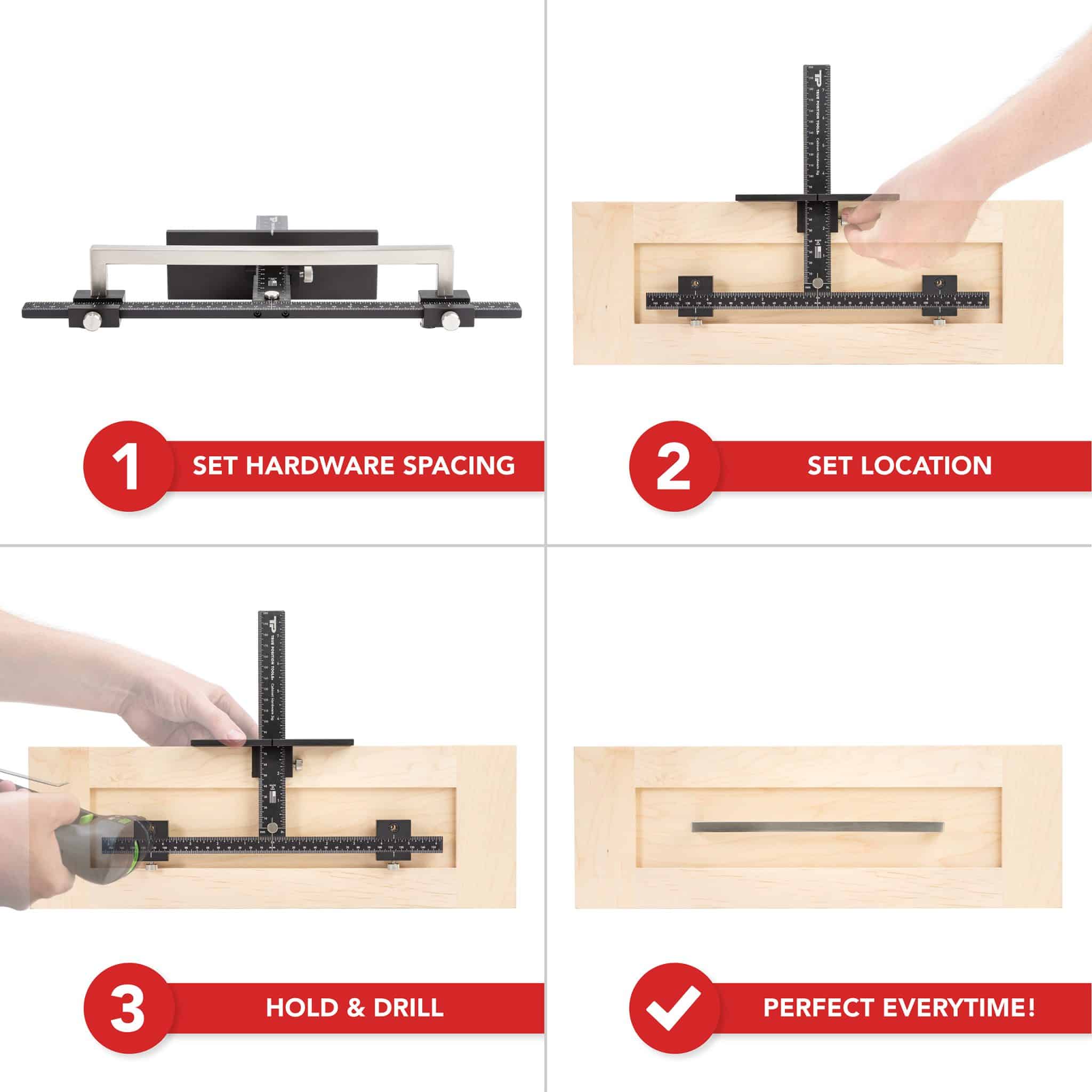 Cabinet Hardware Jig PRO + Case